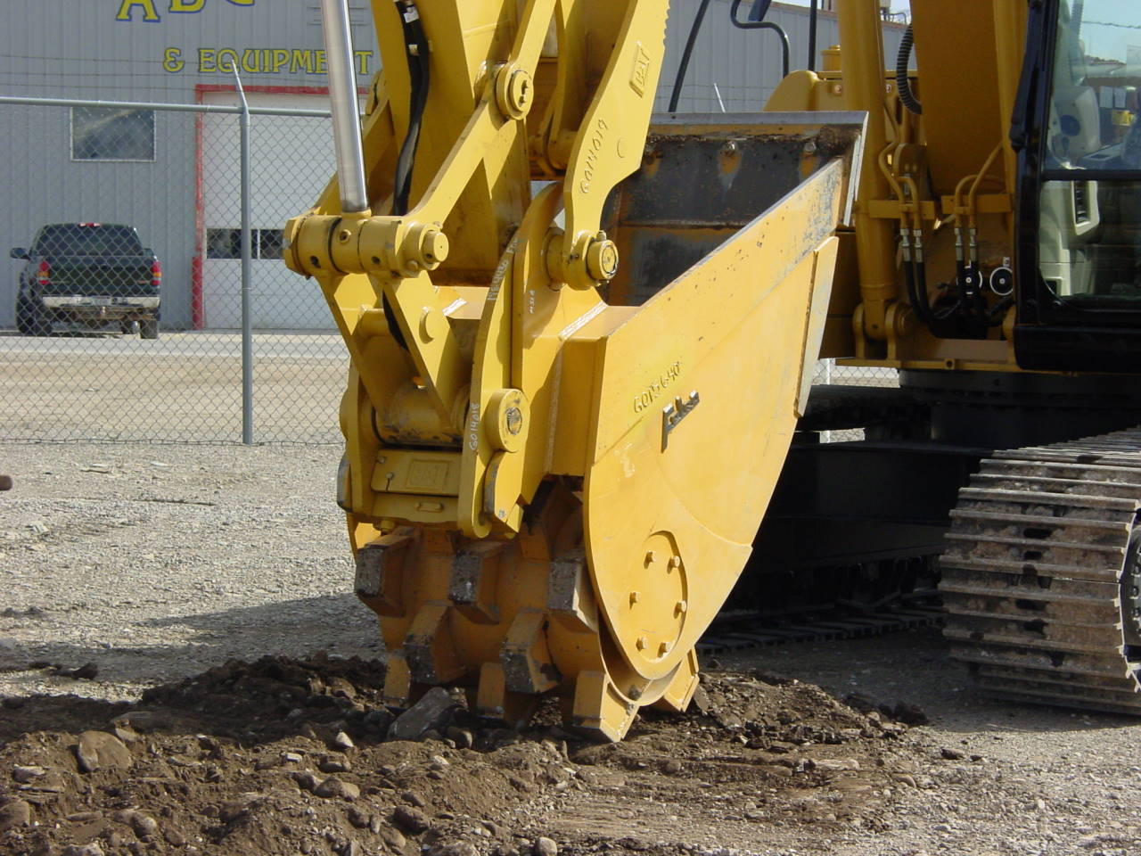 Excavator Bucket With Compaction Wheel at Rosa Gray blog